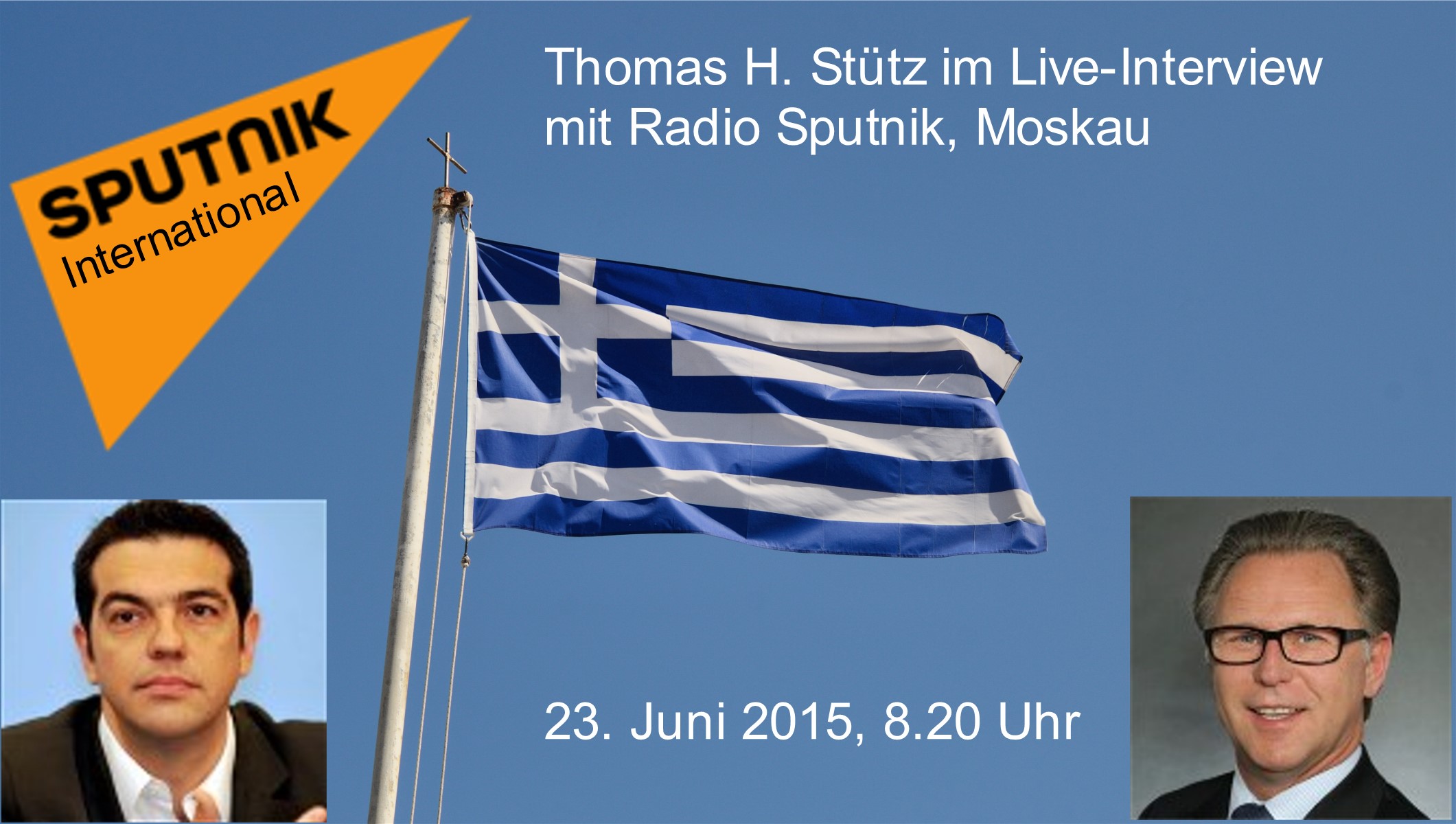 Thomas H. Stütz im Live-Interview mit Radio Sputnik, Moskau
